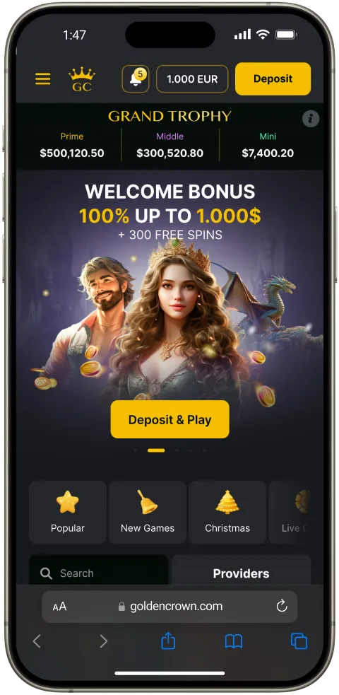 Golden Crown App Australia - Instant Casino Gaming 2026